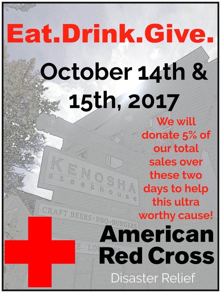 Eat.Drink.Give. to benefit the Red Cross - Kenosha Breck