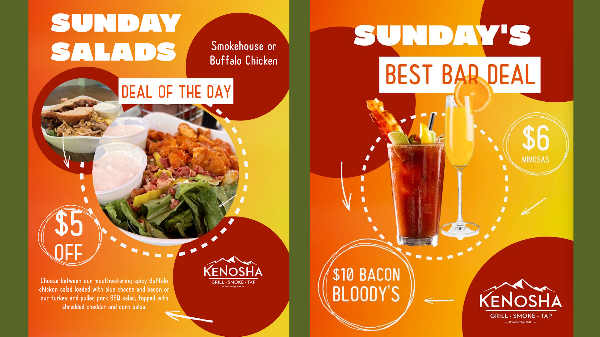 Sunday • Food and Drink Specials - Kenosha Breck